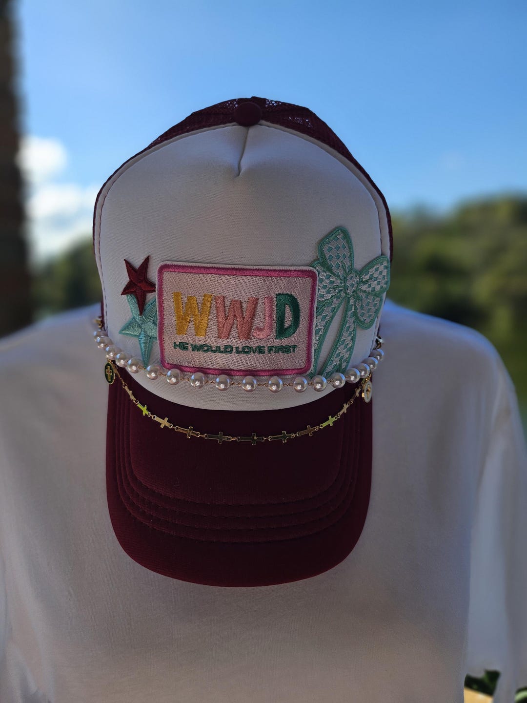 WWJD, He Would Love First Trucker Hat - Etsy