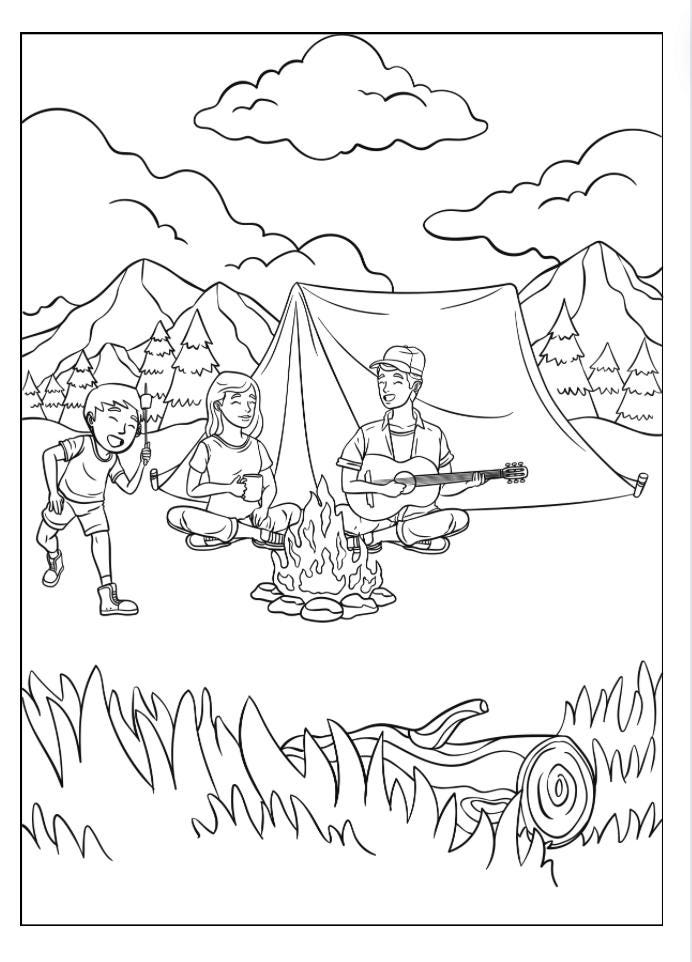 All the Traveling Coloring Sheets - Etsy