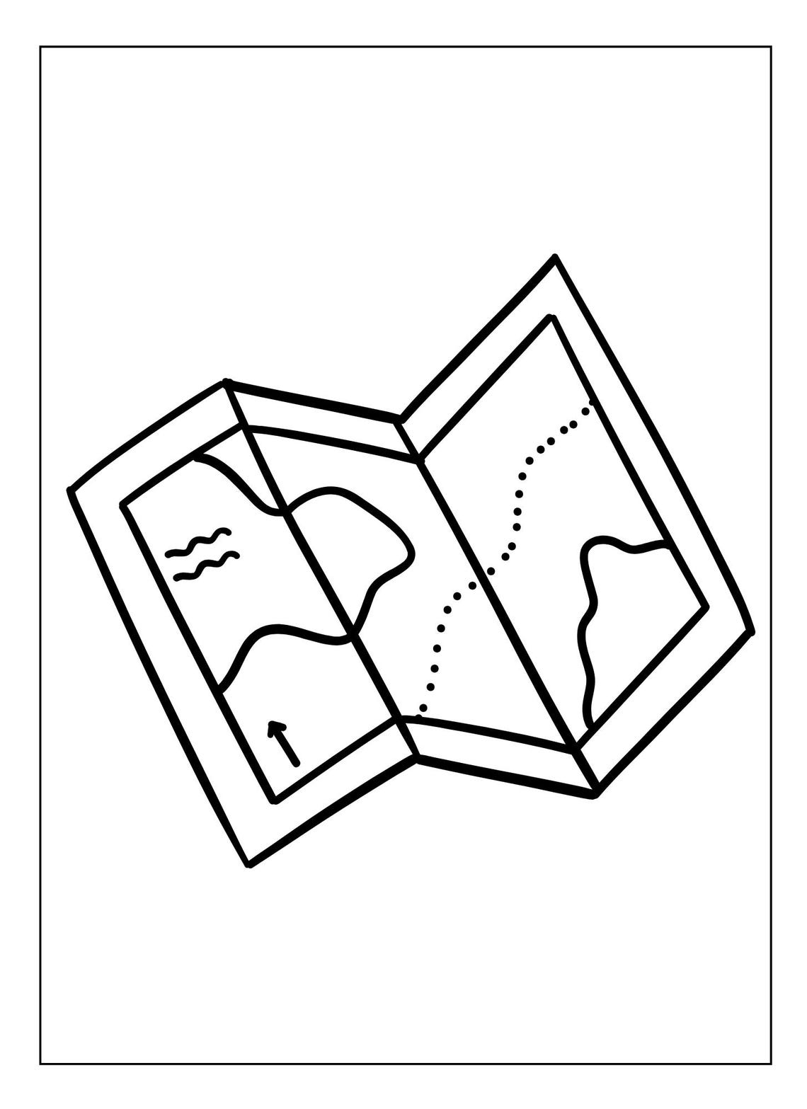 Travel Coloring Sheets - Etsy