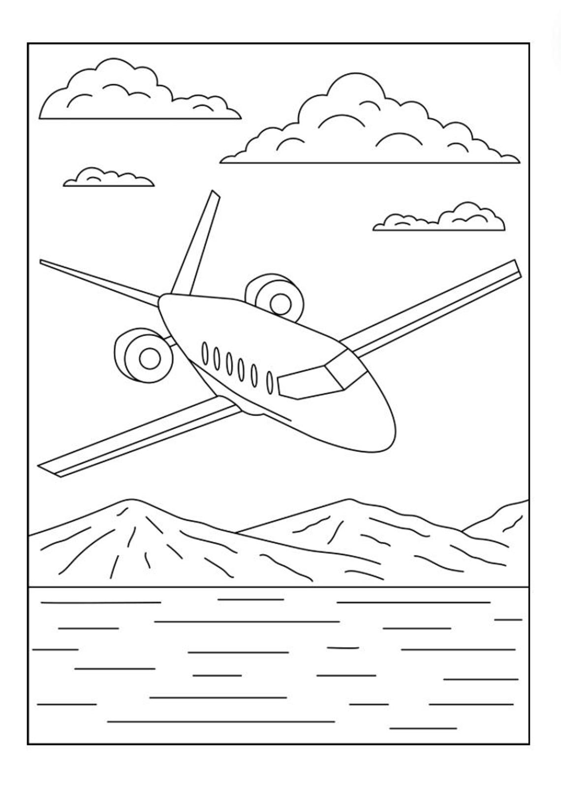 All the Traveling Coloring Sheets - Etsy