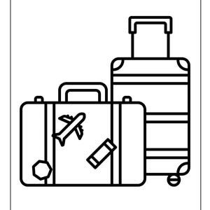 Travel Coloring Sheets - Etsy