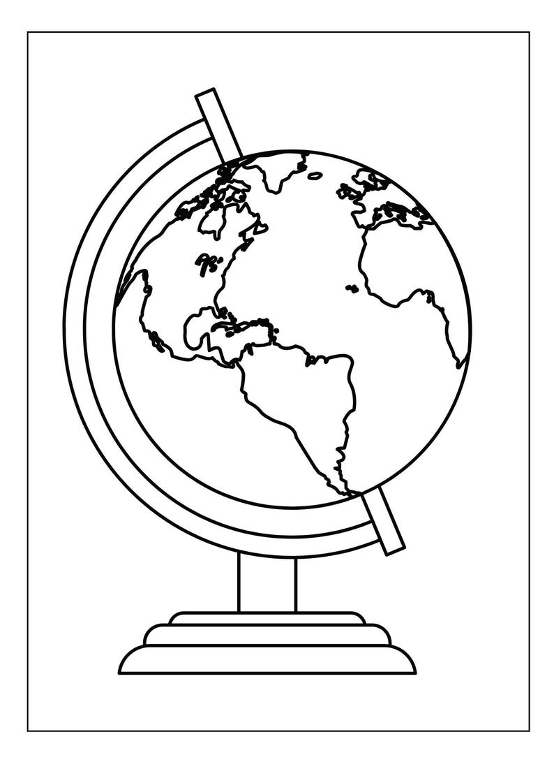 Travel Coloring Sheets - Etsy