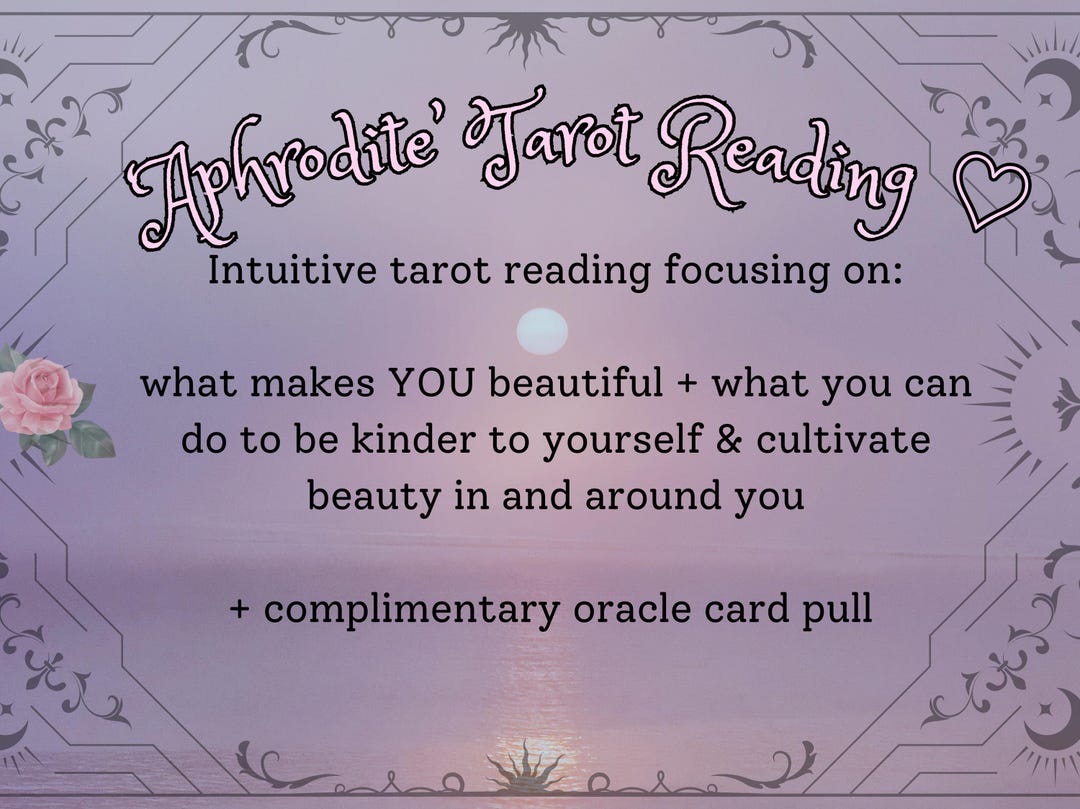 Aphrodite Tarot Reading // Reading Pack - Etsy
