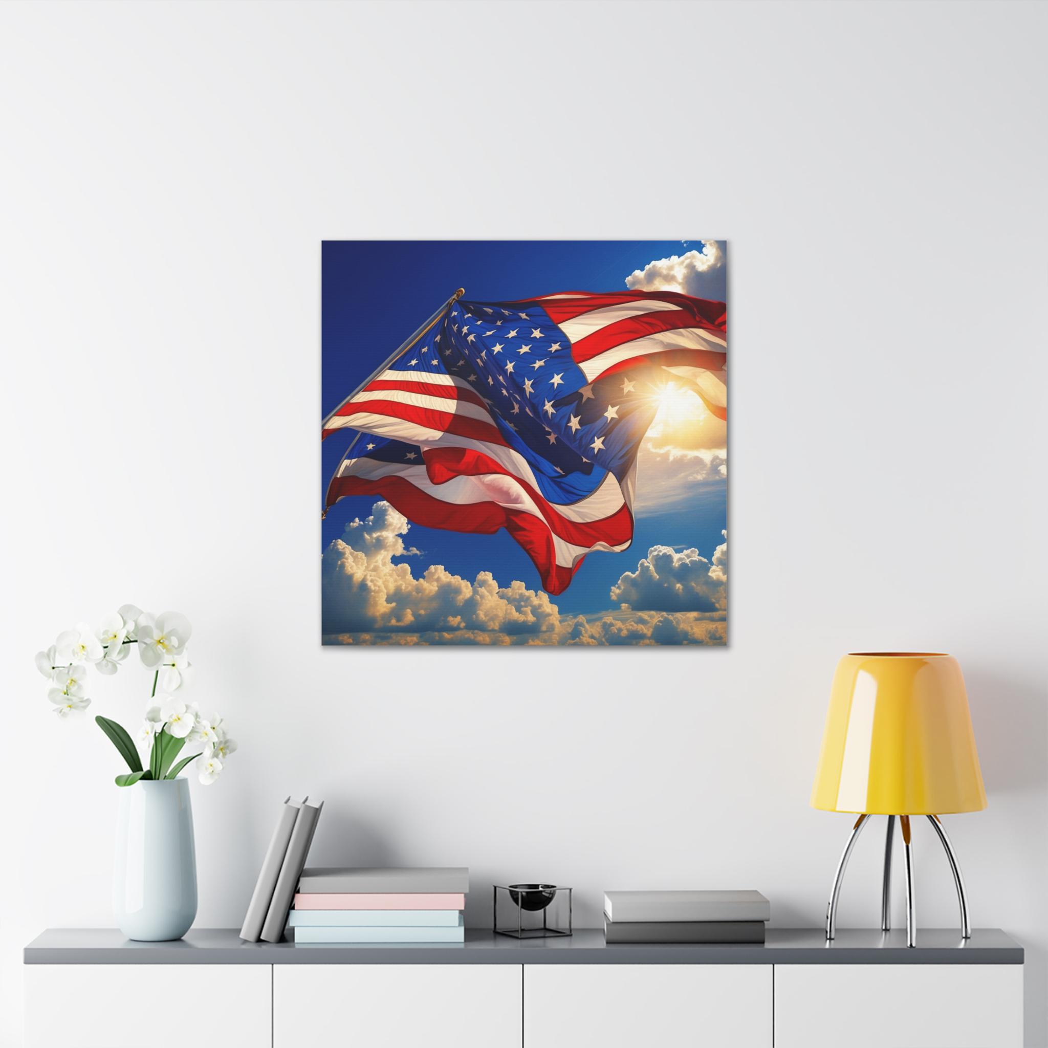 The American Flag Portrait/ Wall Art/ Home Wall Decor - Etsy