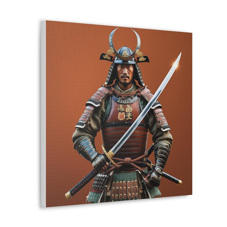 Samurai Solider Portrait/ Wall Art/ Home Wall Decor - Etsy