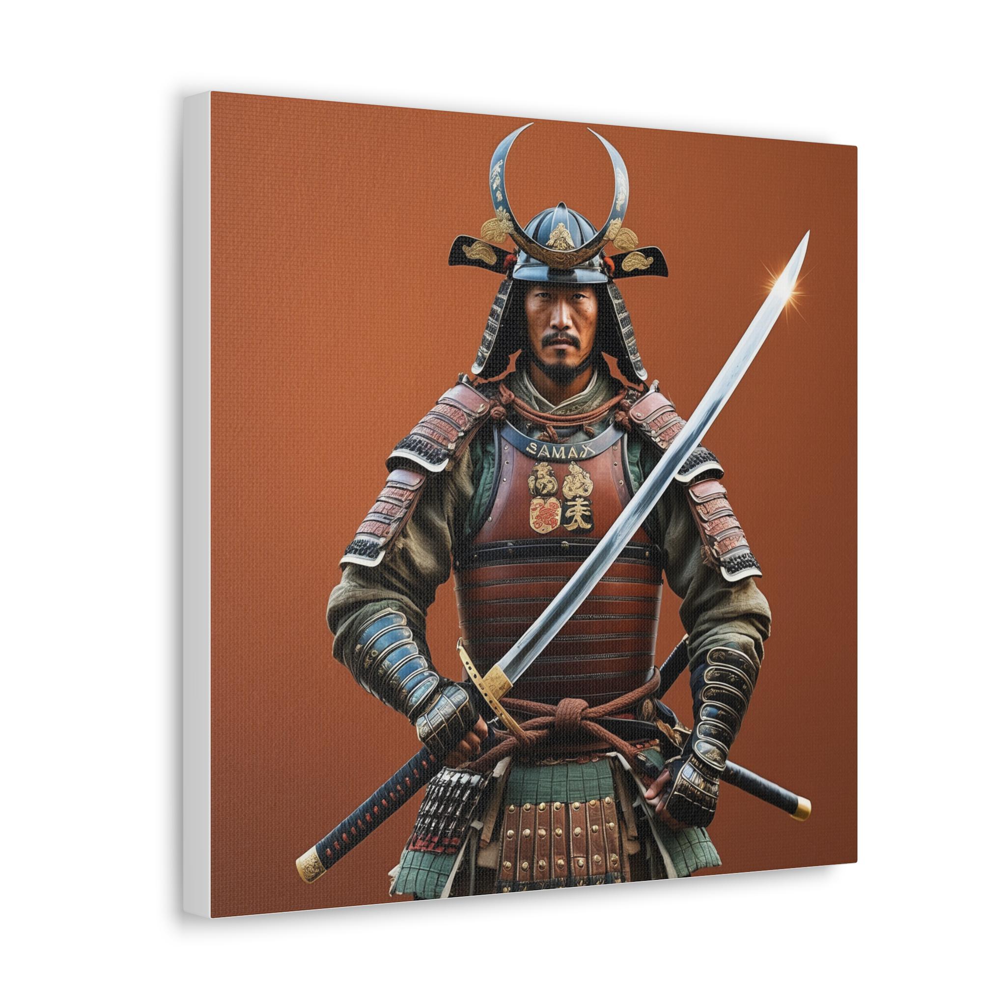 Samurai Solider Portrait/ Wall Art/ Home Wall Decor - Etsy