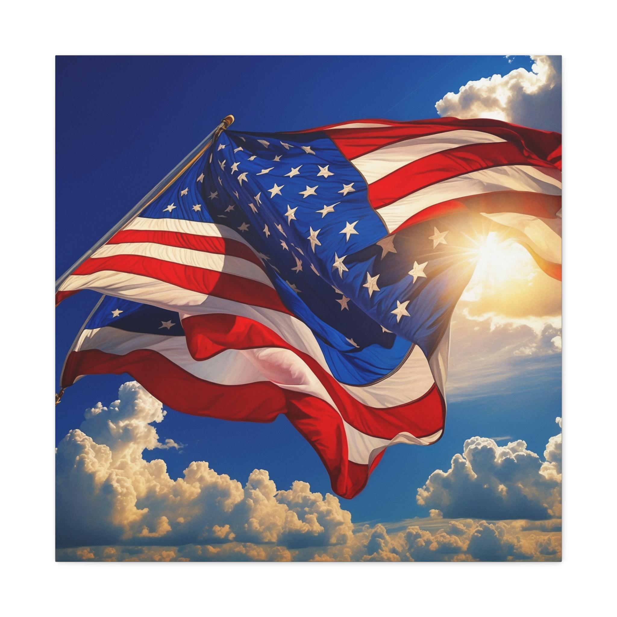 The American Flag Portrait/ Wall Art/ Home Wall Decor - Etsy