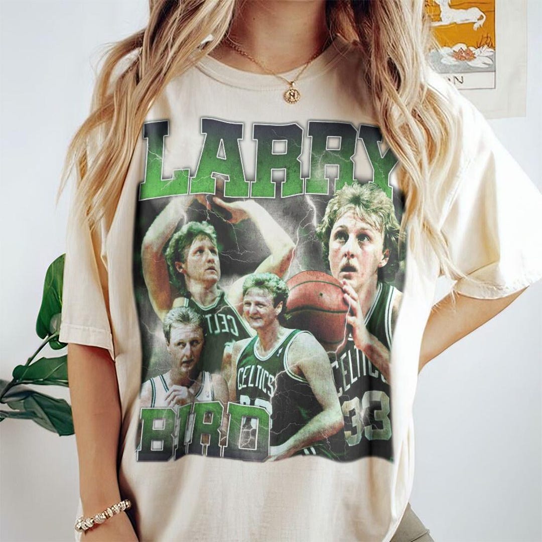 Larry Bird 90s Vintage Shirt, Larry Bird Shirt, Larry Bird Tee, Larry ...