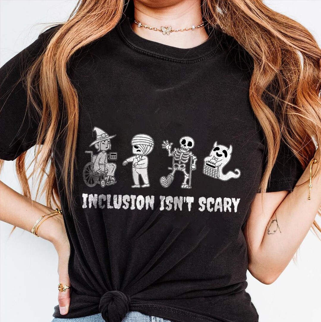 Inclusion Isn't Scary Png, SLP Halloween Png, Sped Teacher Png V5 ...