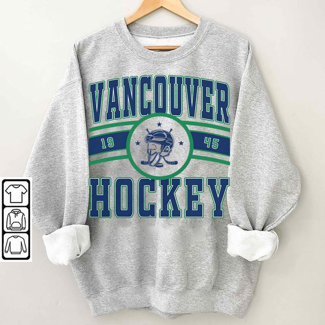 Vancouver Canucks Sweatshirt Vancouver Canucks Merch Vintage Vancouver ...
