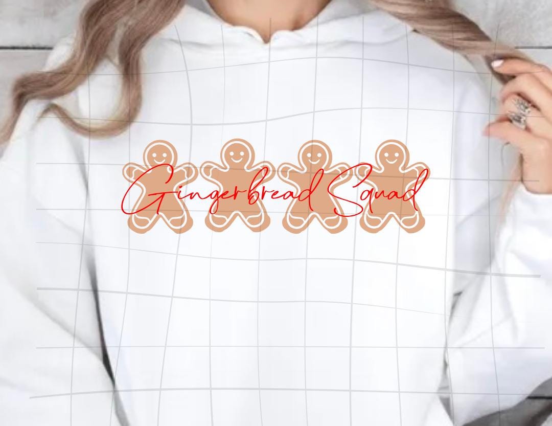 Gingerbread SVG – Gingerbread Squad SVG - Gingerbread Family SVG ...