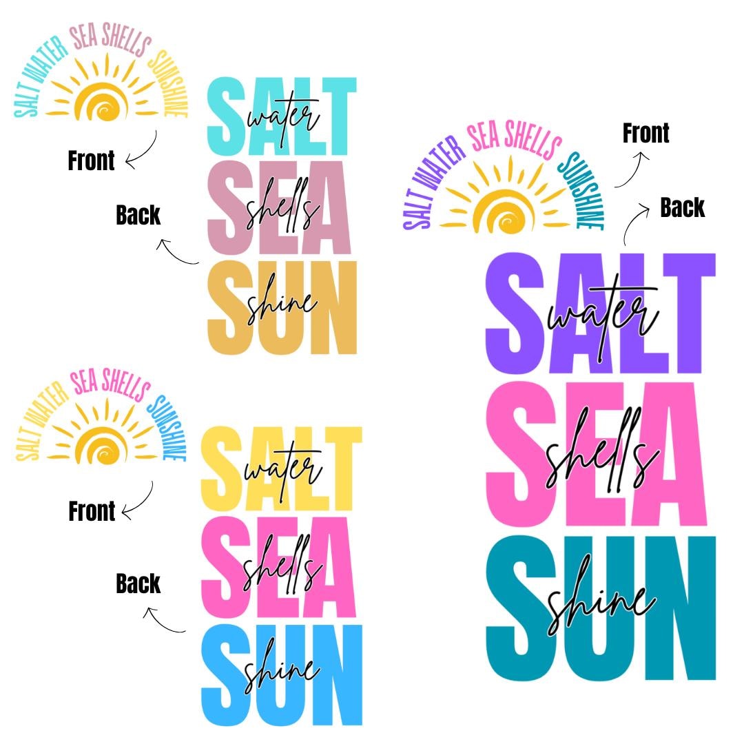 Saltwater Seashells Sunshine SVG: Summer Beach Shirt Design (digital ...