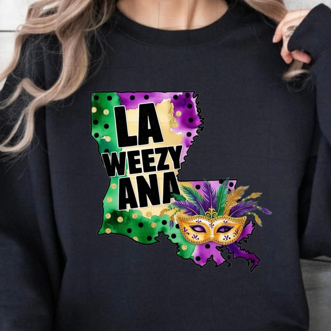 La Weezy Ana Mardi Gras PNG: Louisiana Holiday Design (digital Download ...