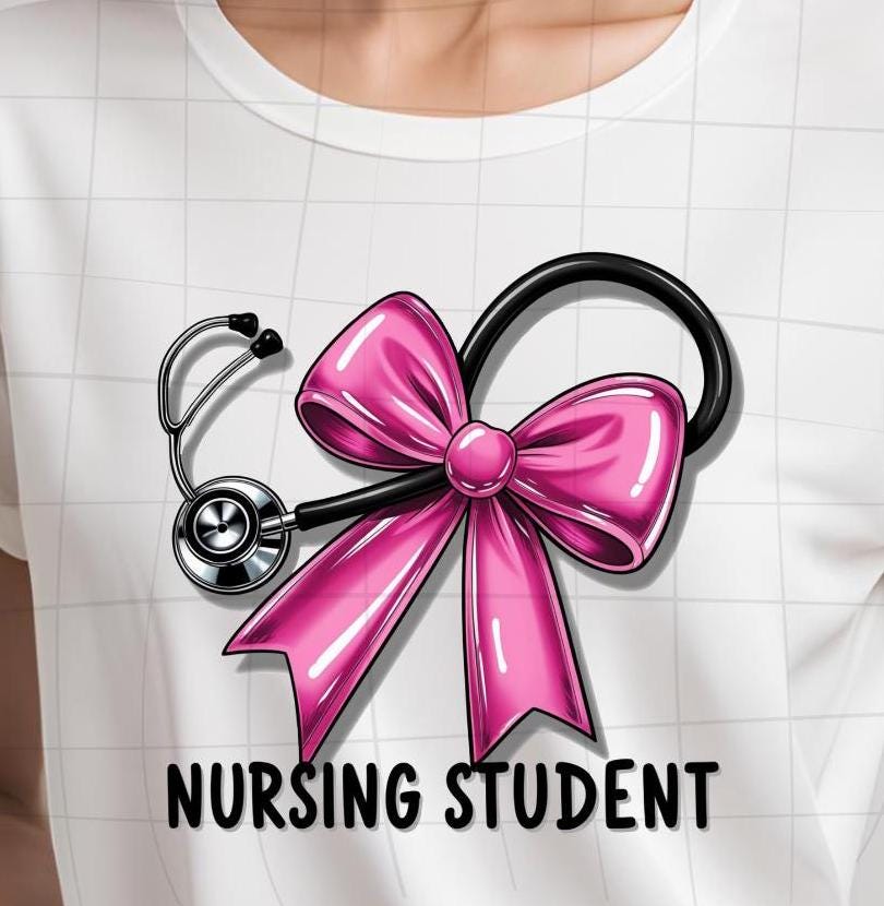 Nursing Student PNG - Future Nurse - Nursing PNG - Pink Bow - Nurse ...