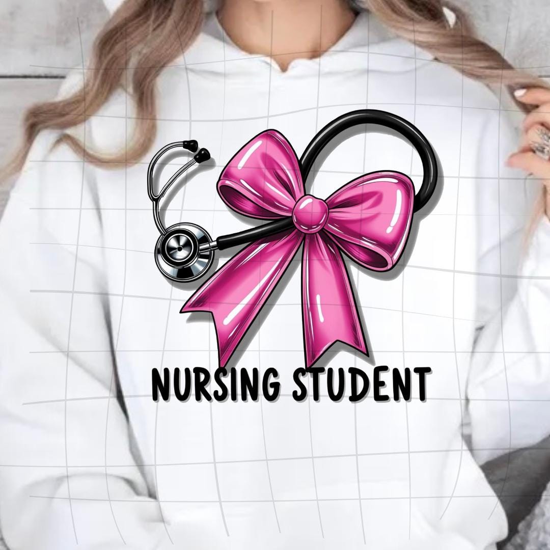 Nursing Student PNG - Future Nurse - Nursing PNG - Pink Bow - Nurse ...