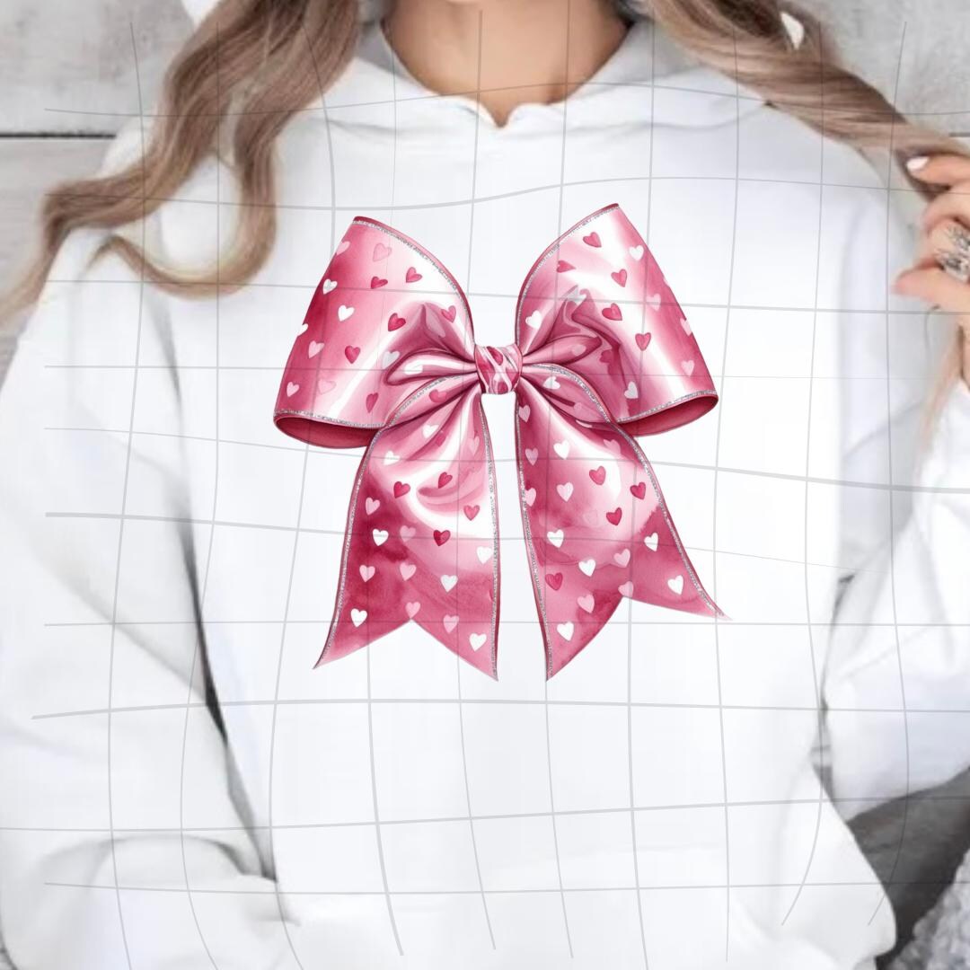 Coquette Bow PNG - Pink Bow Design - Valentines Day - Pink Bow PNG ...