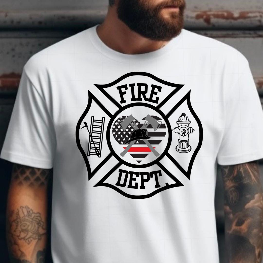 Fire Department PNG SVG, Fire Dept Svg, Maltese Cross Svg, Firefighter ...