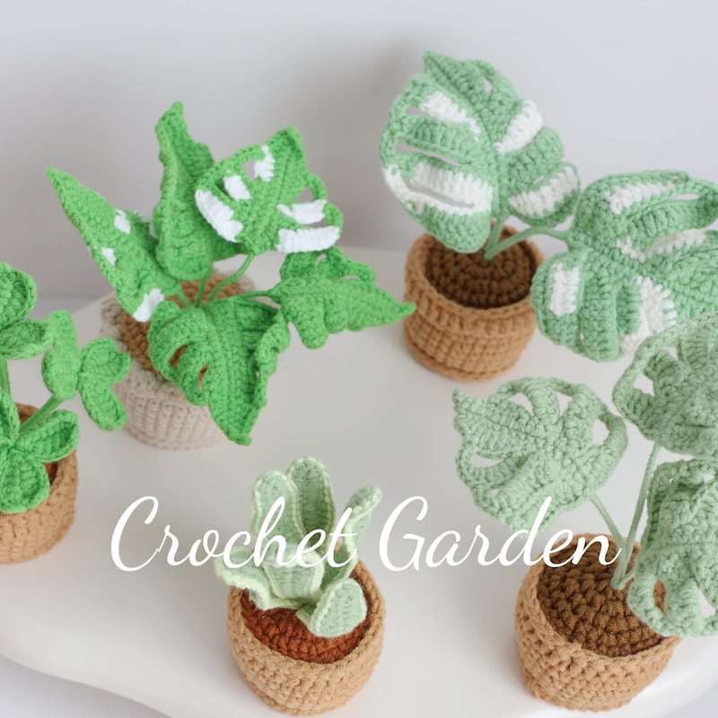 Crochet Monstera - Etsy