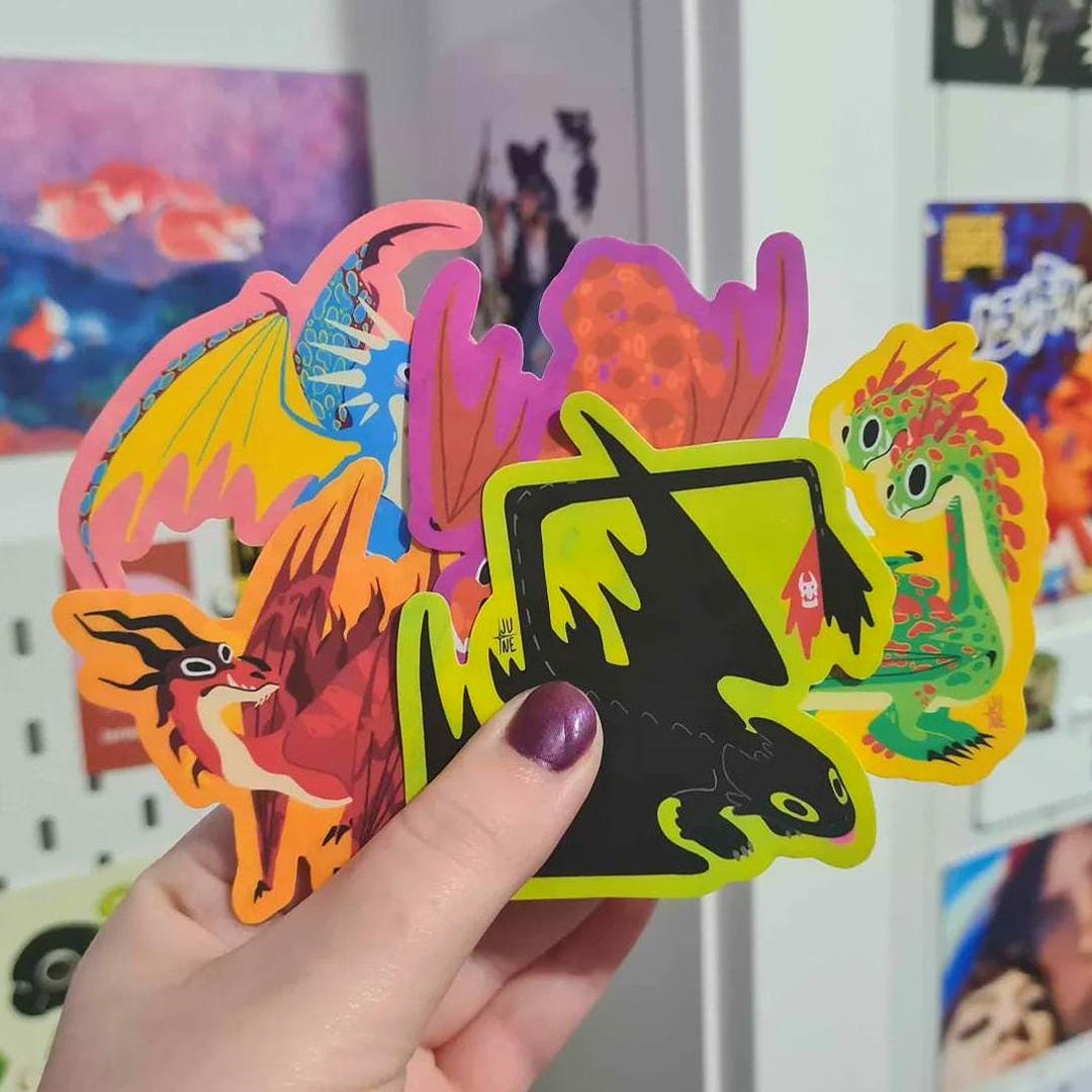 HTTYD Stickers 3" - Etsy