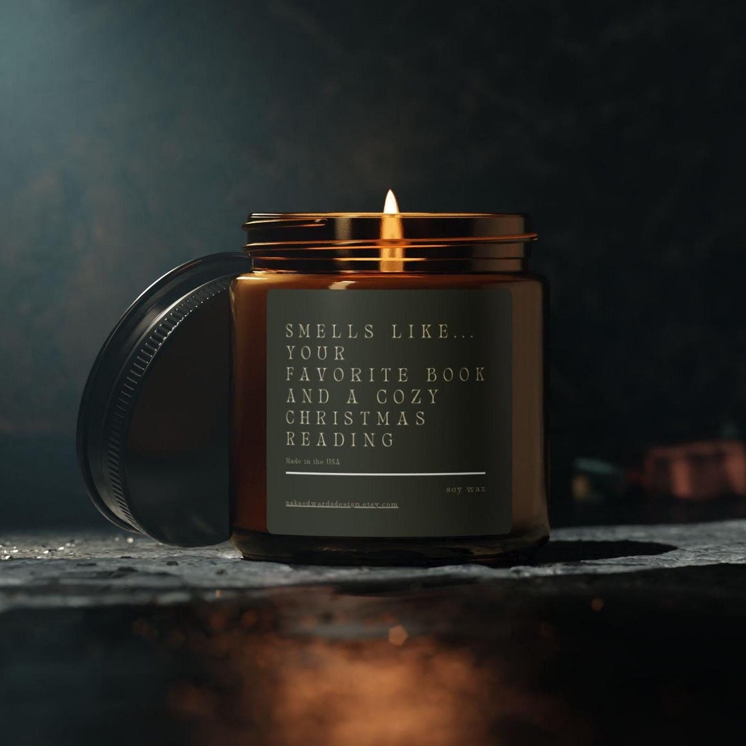 Your Favorite Book and a Cozy Christmas Reading , Candle Gift for ...