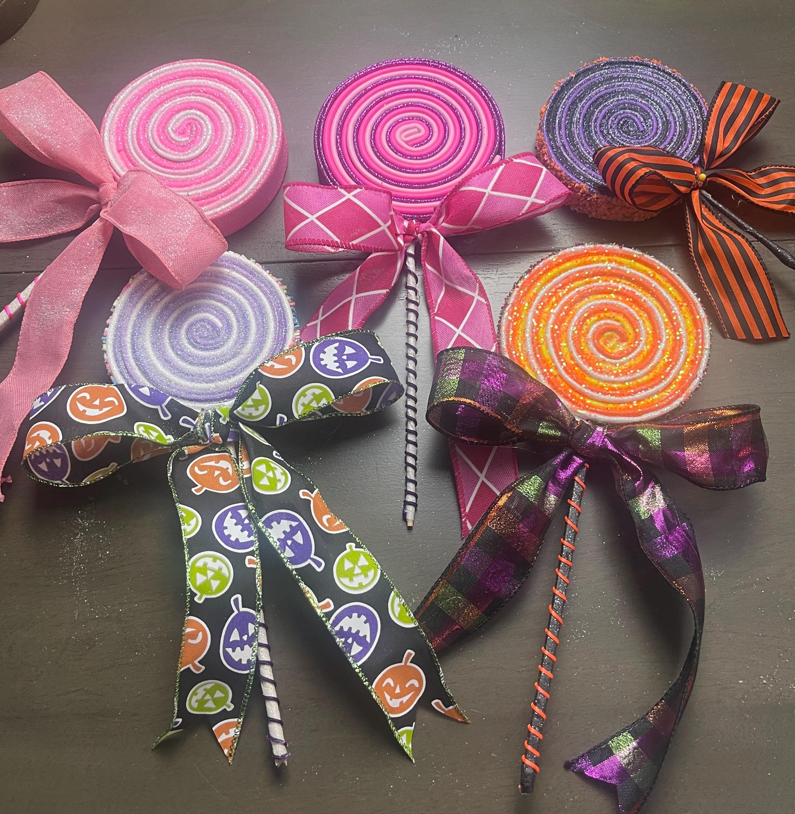 Large Foam Lollipops, Faux Candy, Lollipop Wreath Attachments, Vase ...