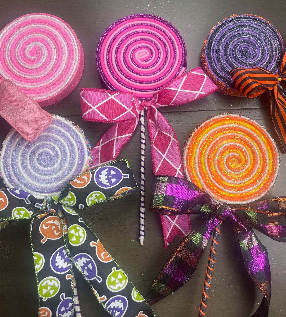 Large Foam Lollipops, Faux Candy, Lollipop Wreath Attachments, Vase ...