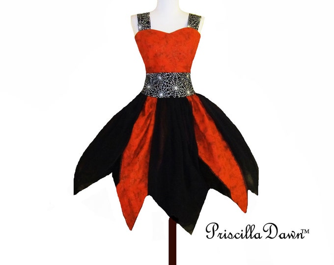 Spider Man Fire Prom Dress With Glow in the Dark Details Petal Skirt ...