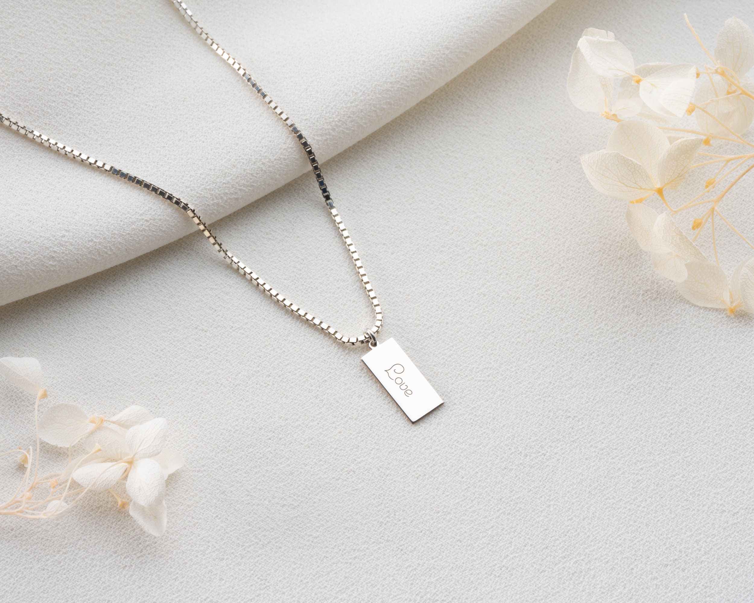 Name Tag Necklace Custom Nameplate Necklace Personalized Gold Tag ...