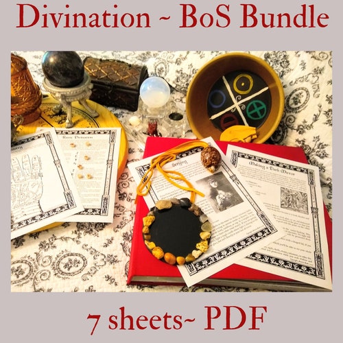 Cosmology and Magical Theory BOS Sheets PDF Specialty Pack | Etsy