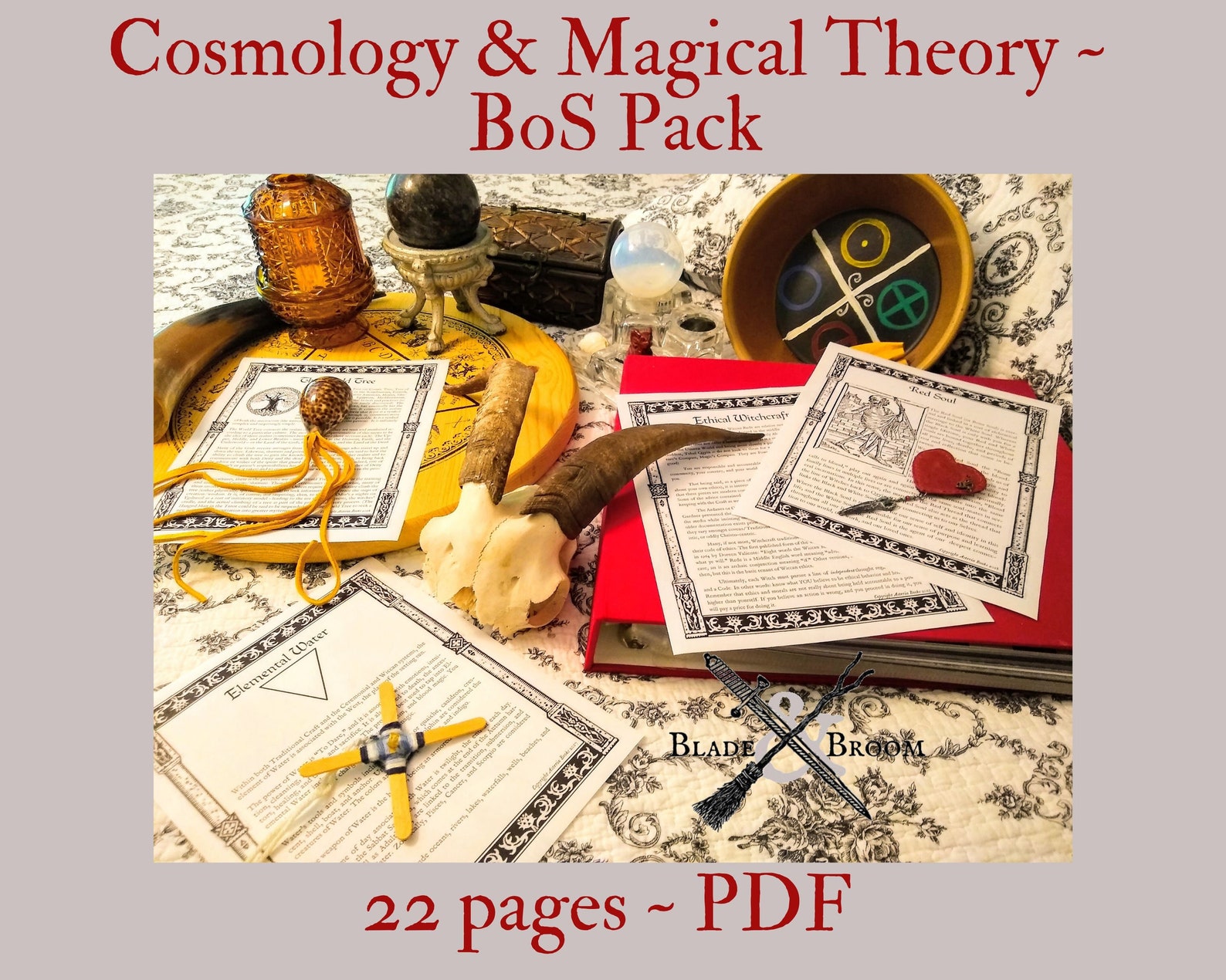 Cosmology and Magical Theory BOS Sheets PDF Specialty Pack -- 22 Sheets ...