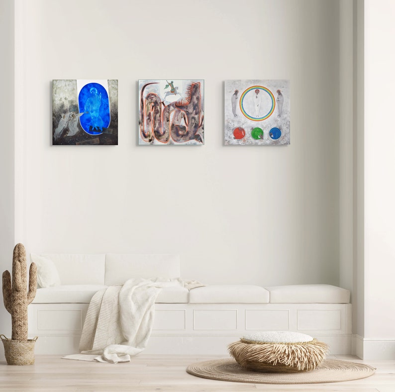 The Transfiguration of Jesus, High-quality Fine Art Print of Modern ...