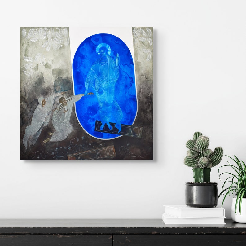 Descent Into Hell (resurrection of Jesus Christ), Canvas Print of ...