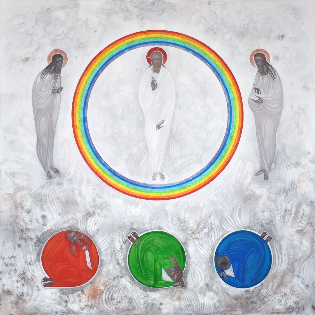 The Transfiguration of Jesus, High-quality Fine Art Print of Modern ...