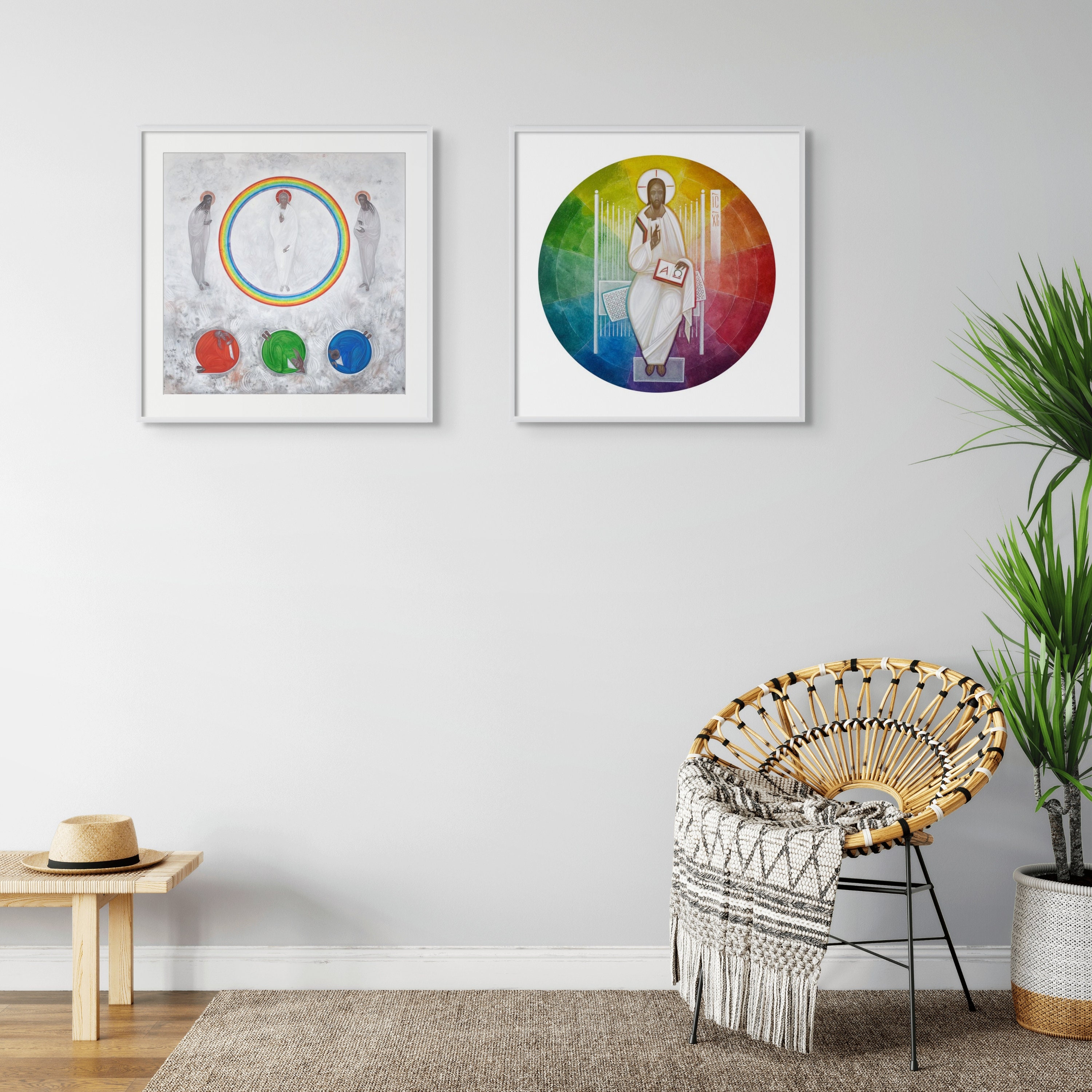 Light of the World (jesus Christ Pantocrator), Framed Giclee Print of ...