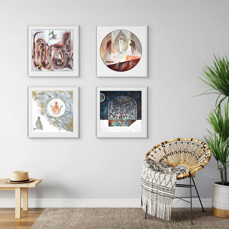 Transfiguration (metamorphosis) of Jesus Christ - Giclee Art Print of ...