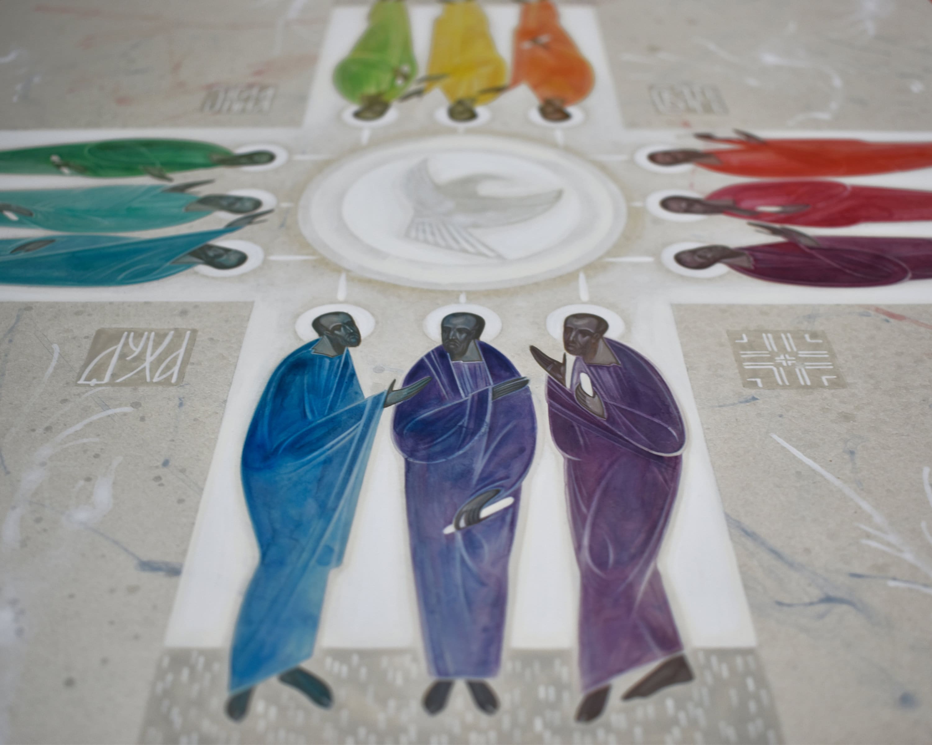 The Pentecost the Descent of Holy Spirit, Giclee Fine Art Print of ...