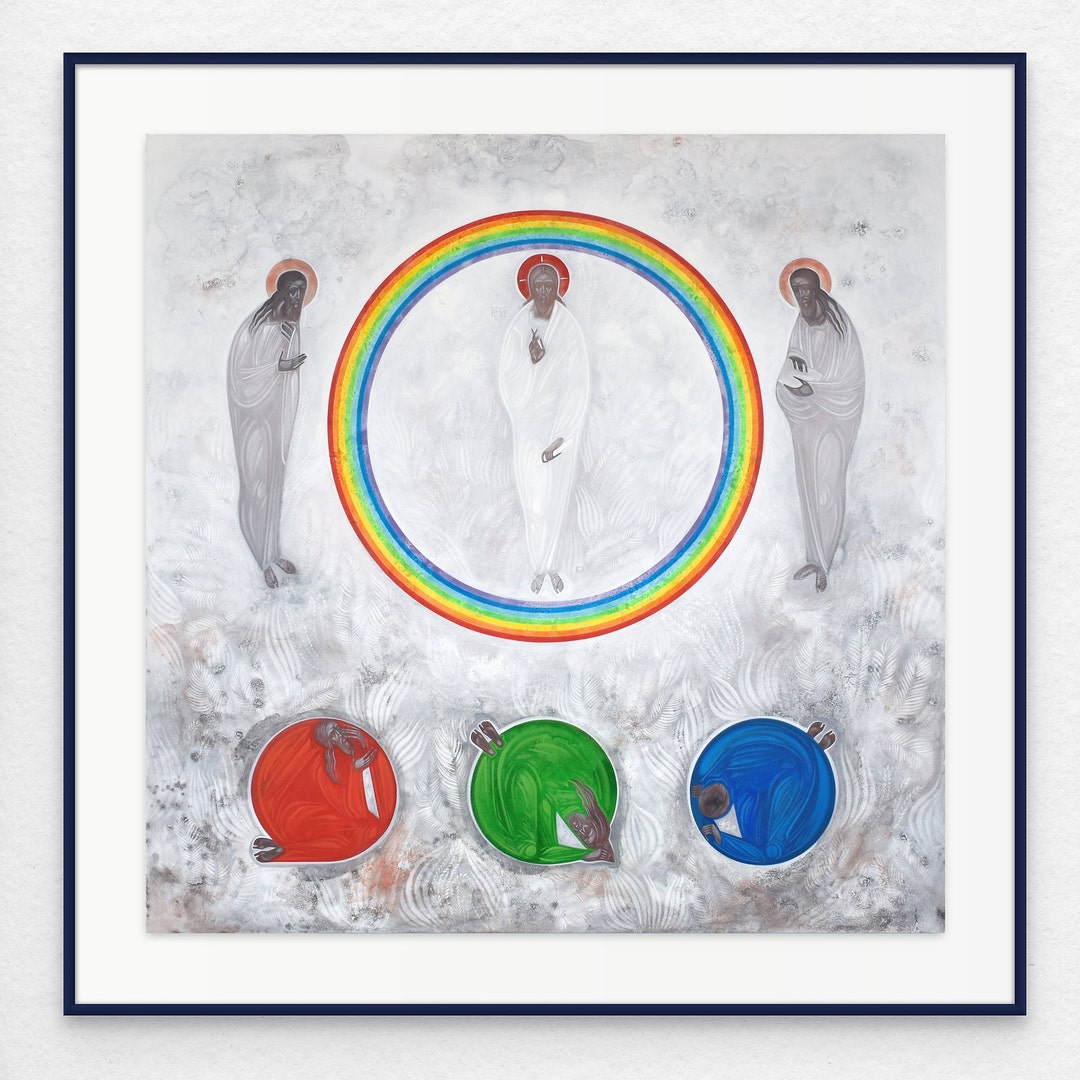 Transfiguration of Jesus Christ, Framed Giclee Print of Modern ...