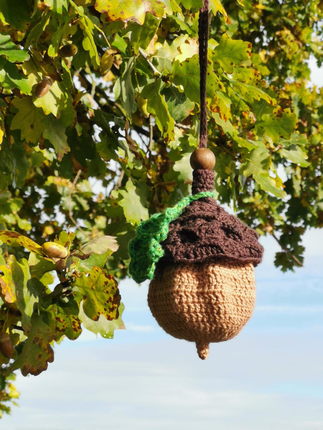 Crochet Pattern Yarn Buddy 'acorn' - Etsy