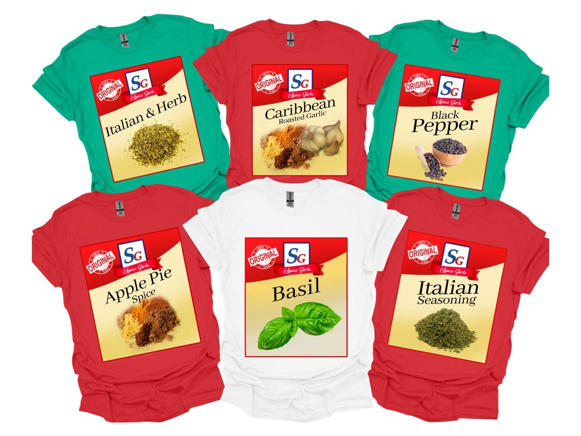 Spice Shirt Halloween Costume, Thanksgiving Spice Label T-shirt ...