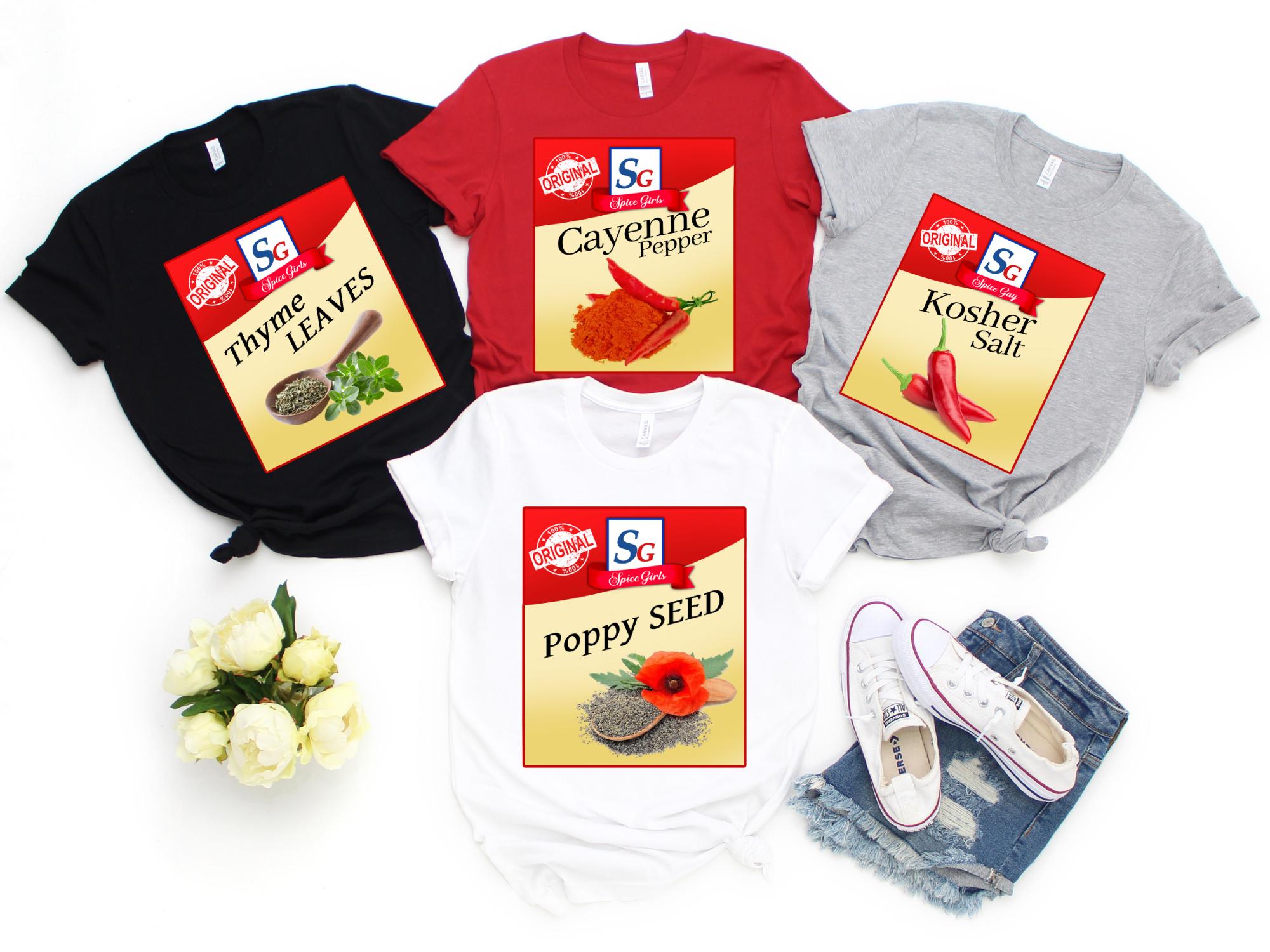 Spice Shirt Halloween Costume, Thanksgiving Spice Label T-shirt ...