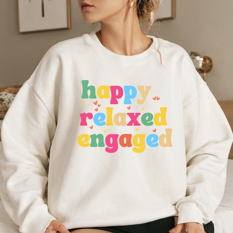 Happy Relaxed Engaged Shirt: ABA Philosophy Tee - Etsy
