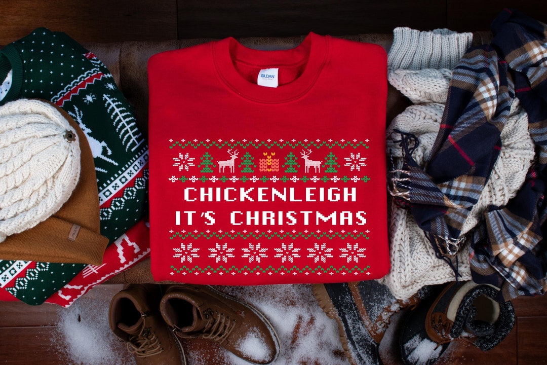 Chickenleigh Sweatshirt Kids, Christmas Gift - Etsy