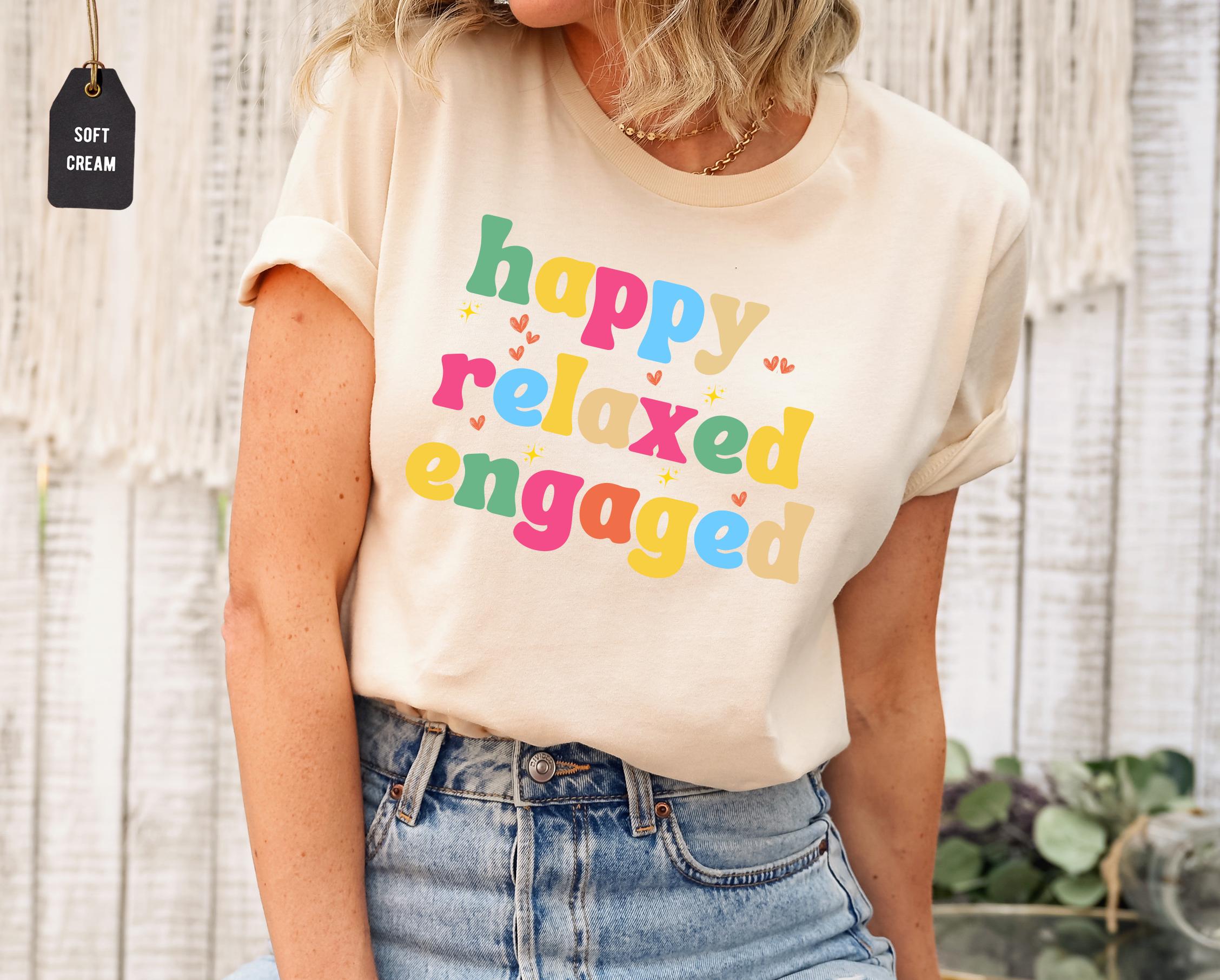 Happy Relaxed Engaged Shirt: ABA Philosophy Tee - Etsy