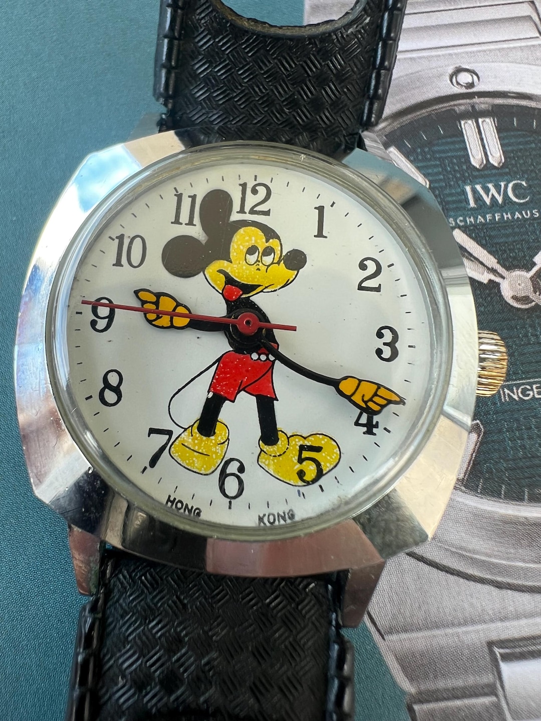 1970s Mickey Mouse Watch Swiss Movement - Etsy