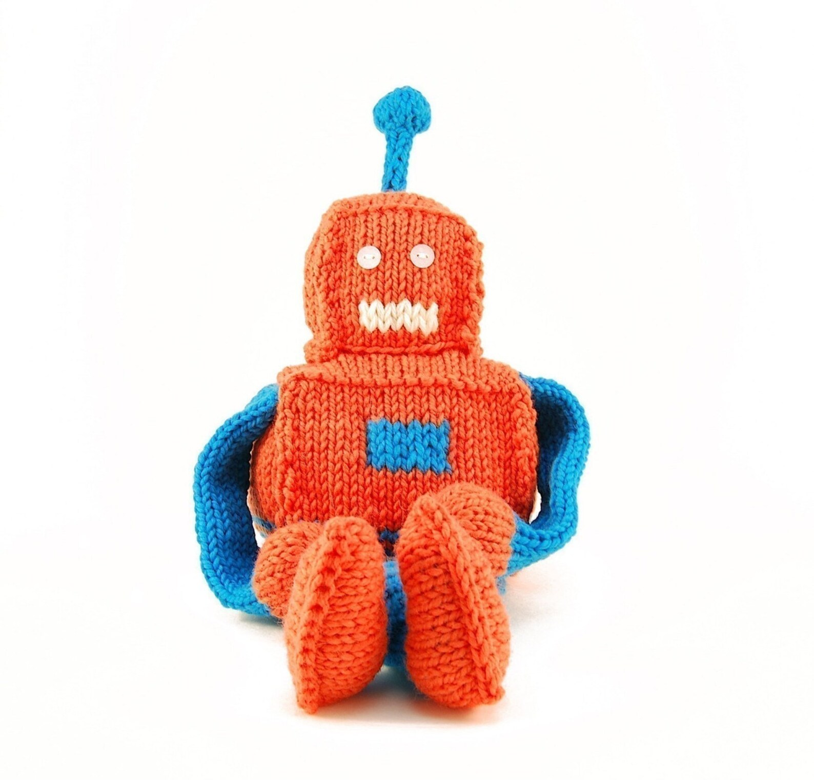 Robbie the Radiant Robot Knitting Pattern Pdf INSTANT DOWNLOAD - Etsy