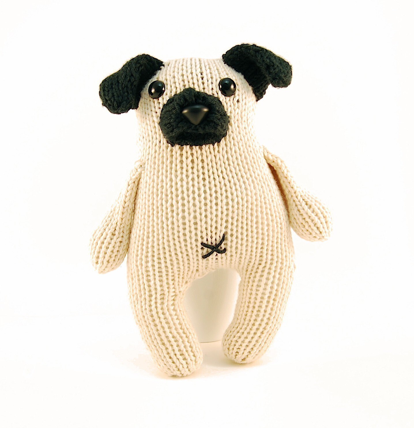Wasabi the Gregarious Pug Knitting Pattern Pdf INSTANT - Etsy UK