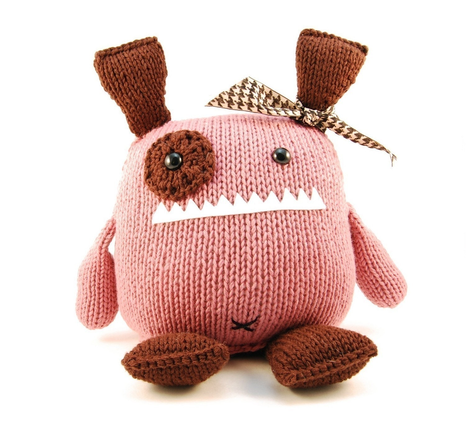 Penelope the Empathetic Monster Knitting Pattern Pdf INSTANT - Etsy Sweden