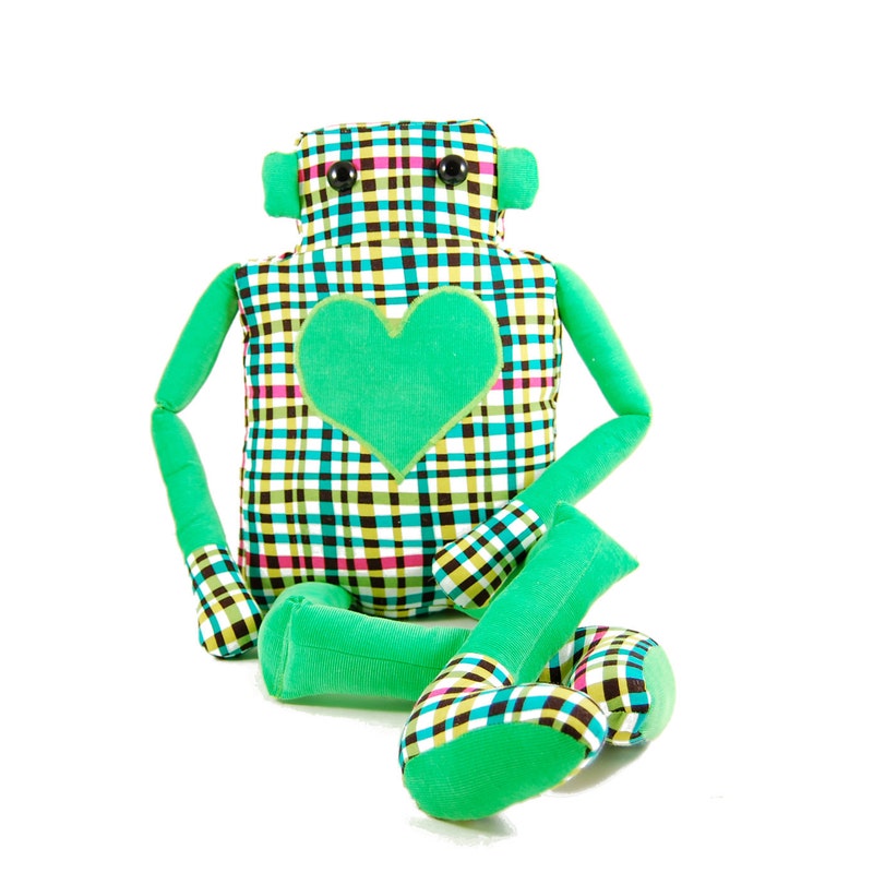Stuffed Robot - Etsy