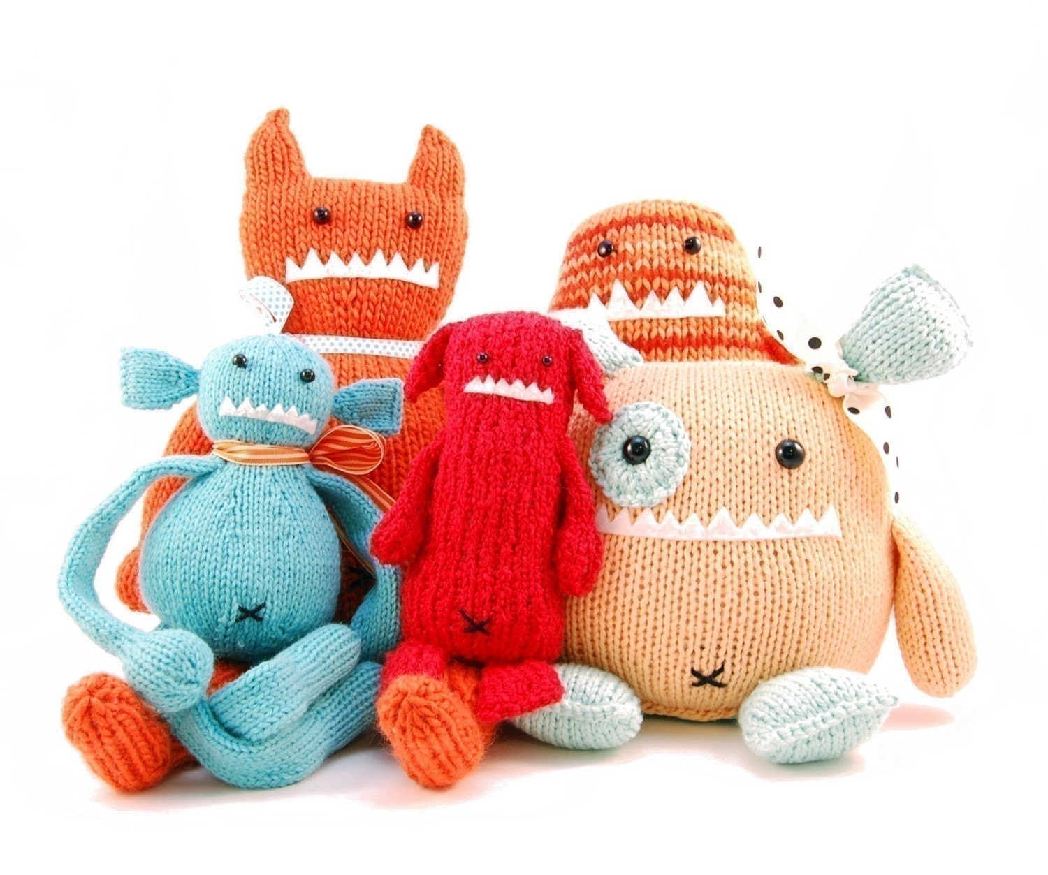 All 14 Monsters Knitting Patterns Pdf INSTANT DOWNLOAD | Etsy