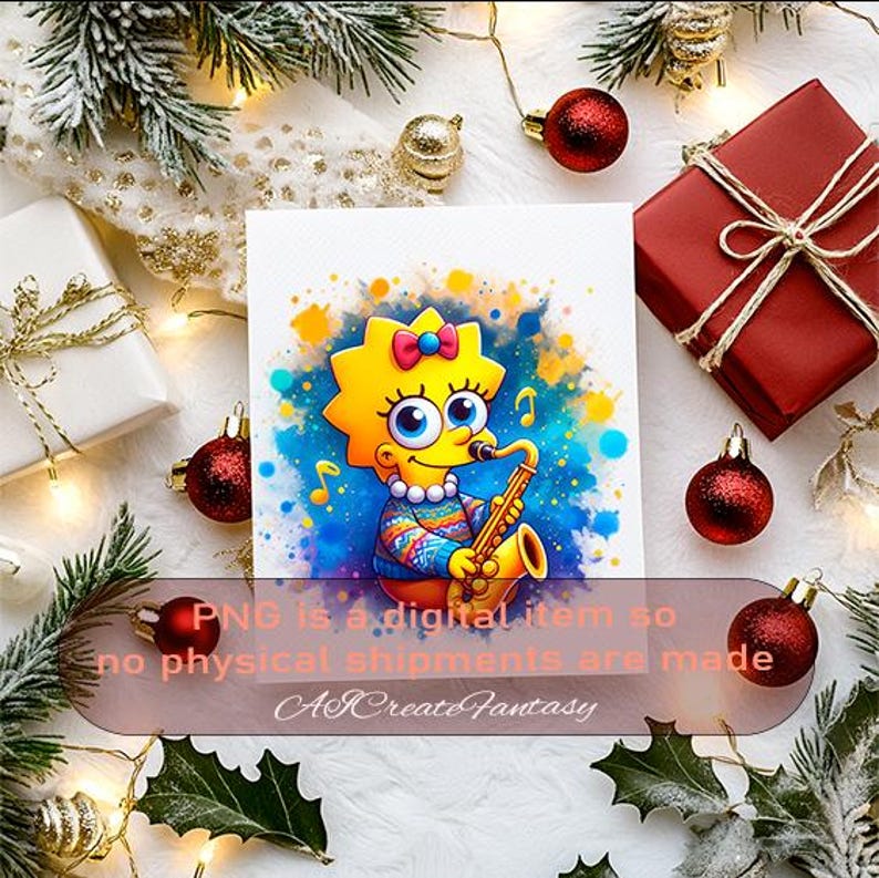 Lisa Christmas PNG Color Fantasy Watercolor Aesthetic Clipart DIY ...